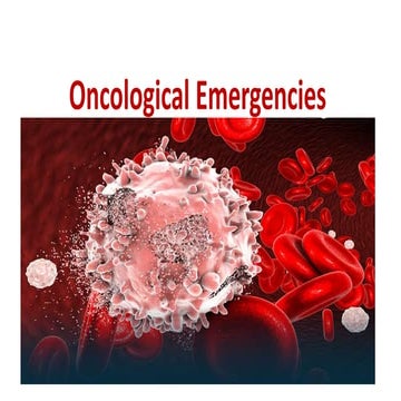 Oncological emergencies | PPTX