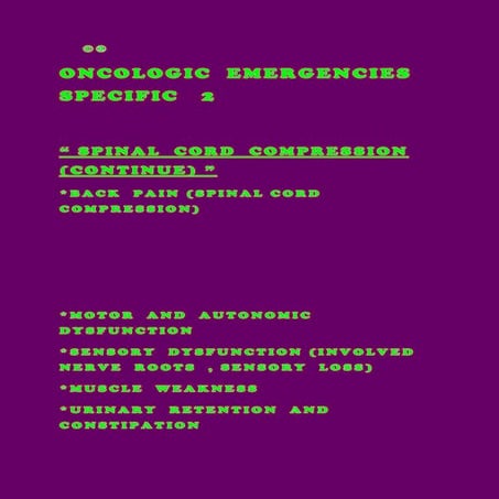 ONCOLOGIC EMERGENCIES SPECIFIC 2.pdf. | PDF