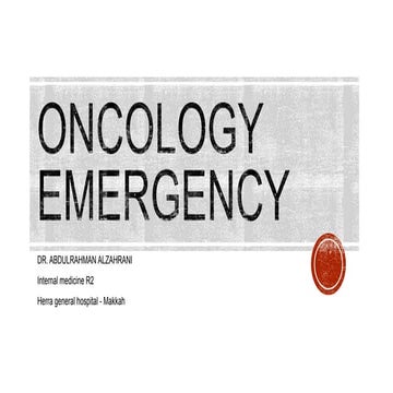 Oncology emergency .pptx