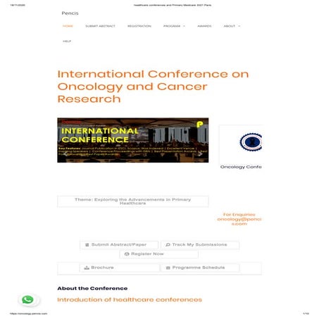 International Conference on Oncology and Cancer Research | PDF