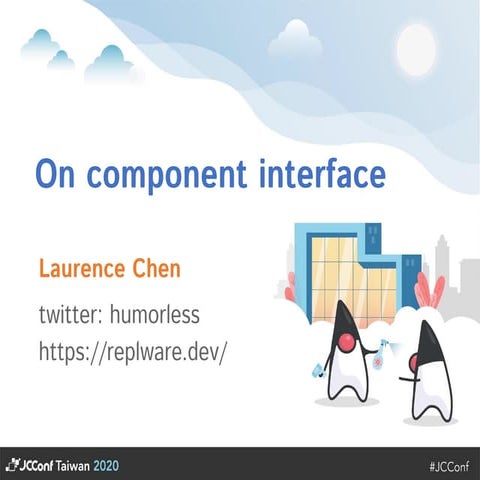 On Component Interface Ppt 1879