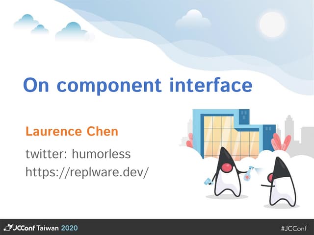 On Component Interface Ppt 1879