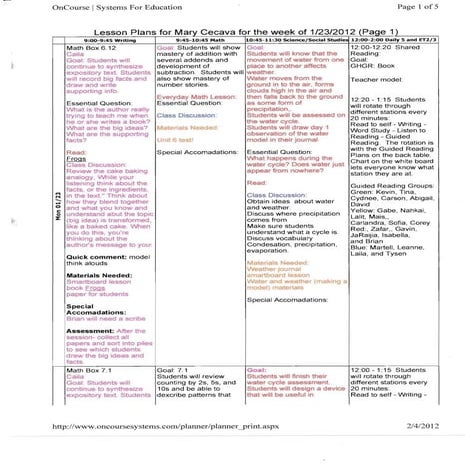 On course systems | PDF