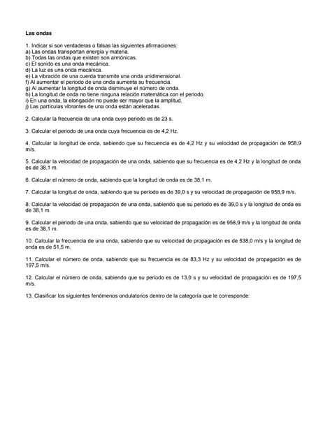 Examen ondas | PDF