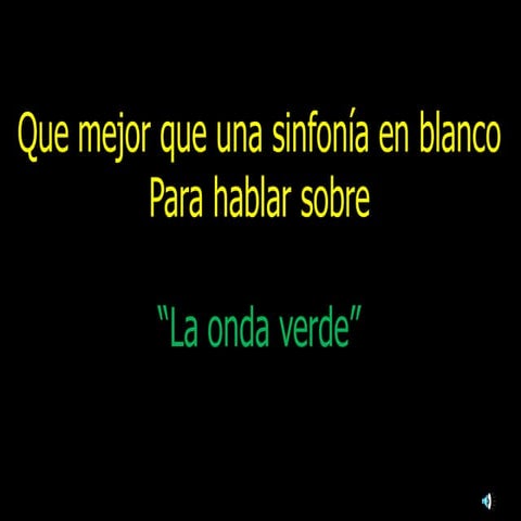 La onda verde | DOCX