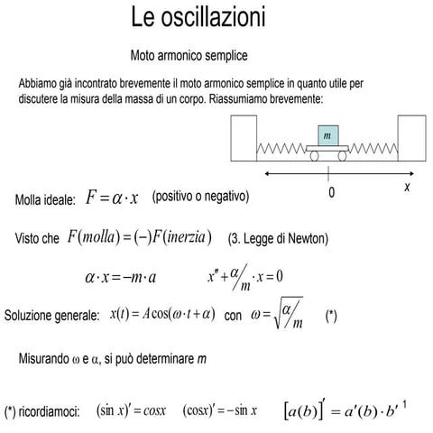 Oscillazioni | PPT