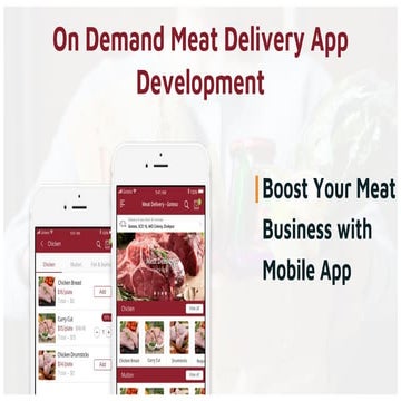 On Demand meat Delivery App Development | PDF
