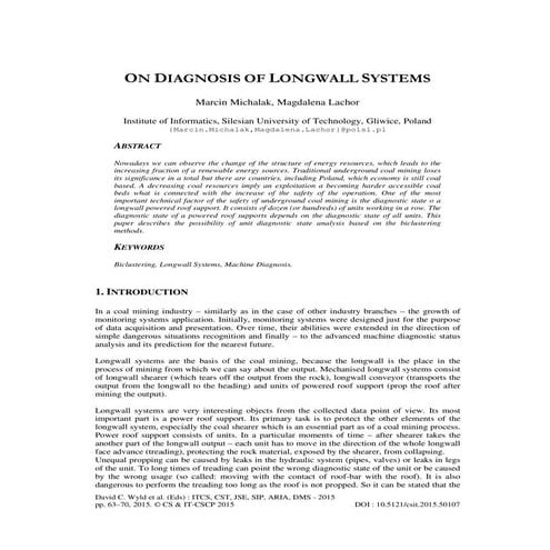 A Theoretical Study on Strata Behaviour and Ground Control in Coal ...