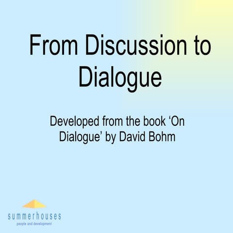 On Dialogue | PPT