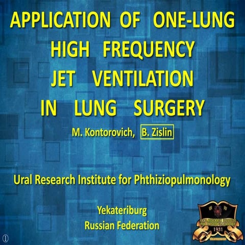 One lung hfjv z | PPT