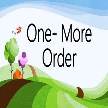 One-More Order | PPTX