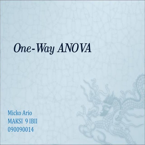 One way anova stat-3 | PPT