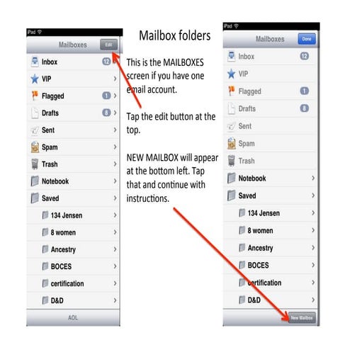 One account mailbox folder | PDF | Email | Internet