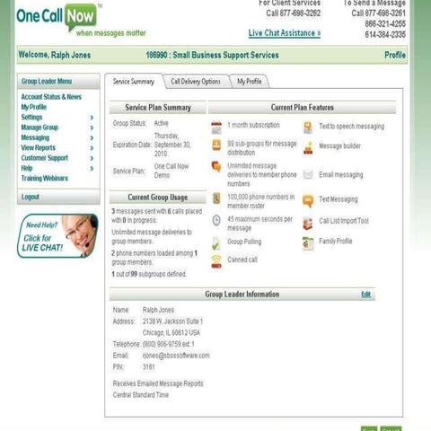 One Call Presentation | PPT