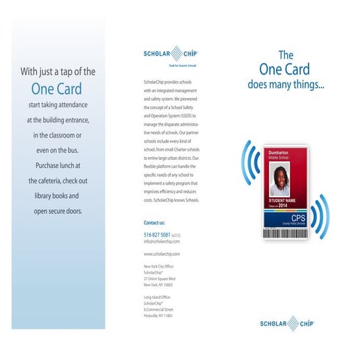 The One Card - a smarter Student or Staff ID card | PDF