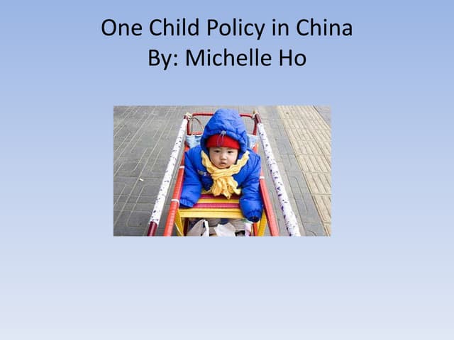 CAMBRIDGE AS GEOGRAPHY - CASE STUDY: CHINA'S ONE CHILD POLICY | PPTX