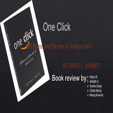 One click Jeff Bezos and the rise of amazon.com