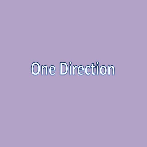 One direction | PPTX
