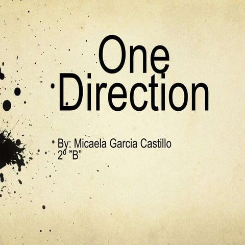 One direction | PPT