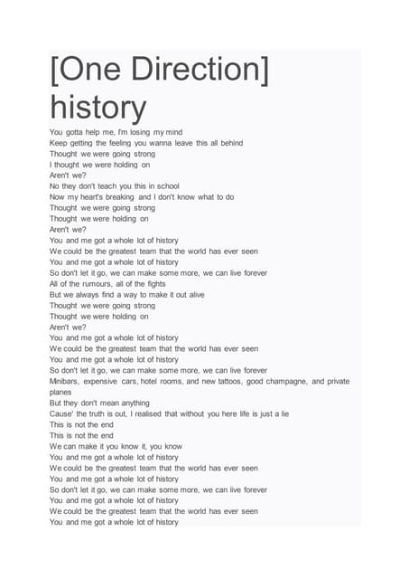 Something Great One Direction Lyrics