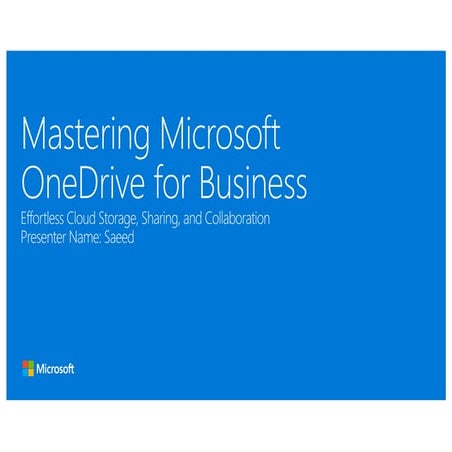 OneDrive Training for Businesses Training.pdf