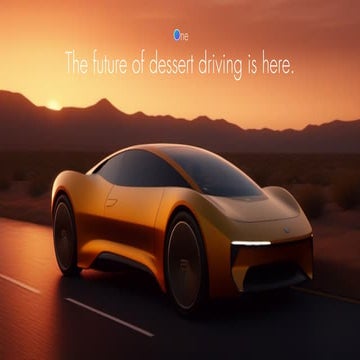 One - Electric Vehicle. The Future Of Driving | PDF