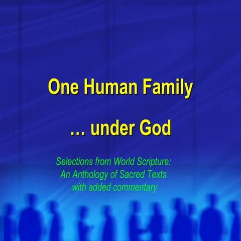 One Human Family under God | PPT