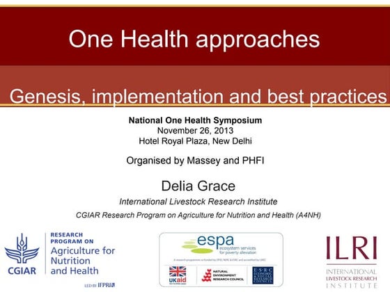 One Health and AMR | PDF | Infectious Diseases | Diseases and Conditions