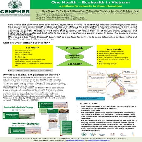 One Health - Ecohealth in Vietnam | PDF | Healthcare Industry | Industries