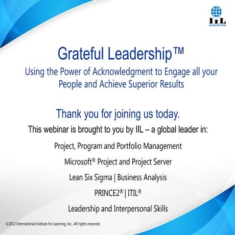 Grateful Leadership | PPTX