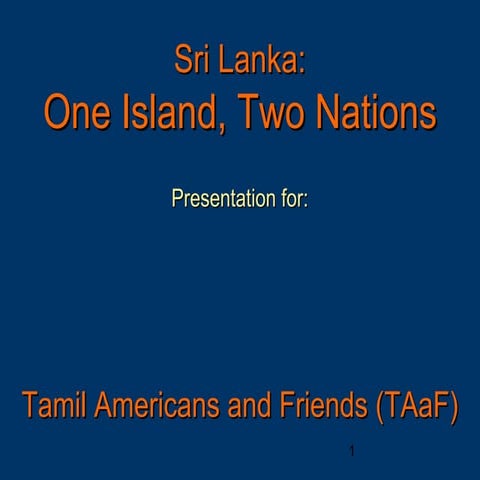 One island two nation | PPS