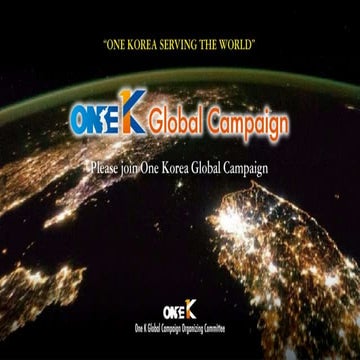 One K Global Campaign | PPTX
