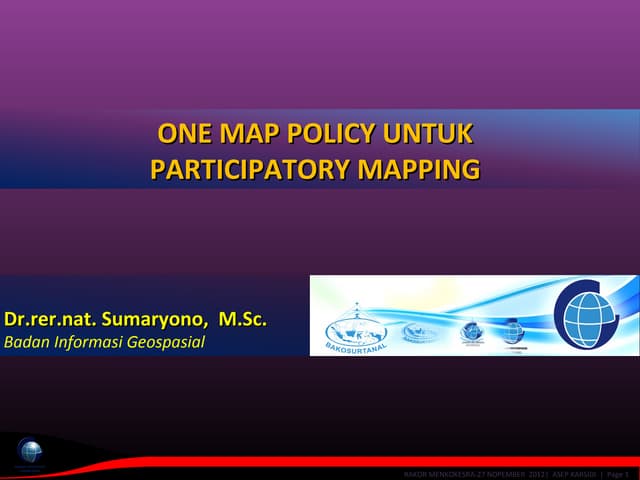 One Map Policy | PDF