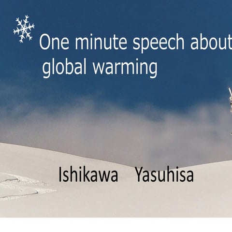 One minute speech | PDF