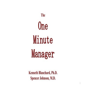 The one minute manager (1) (2) | PPT