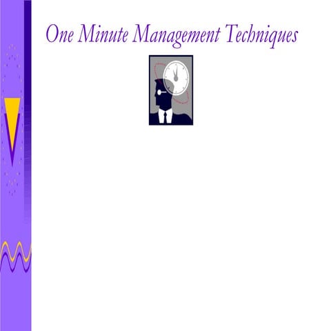The One Minute Manager | PPTX