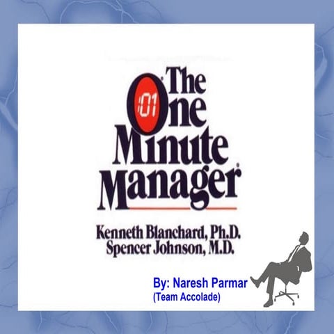 One minute manager In story | PPT