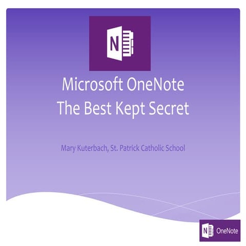One note class notebook examples | PPTX