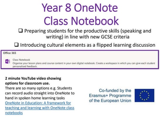 Introduction to OneNote | PPTX | Desktop Publishing | Computer Software ...