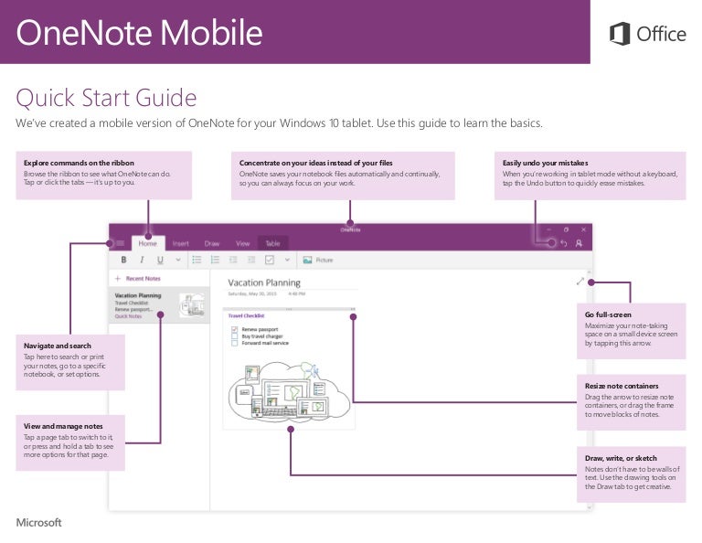 Free user guide microsoft onenote 2016 - instaasl