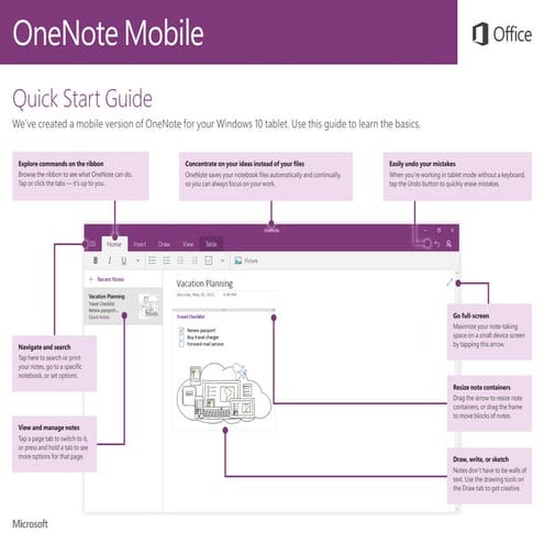 Microsoft OneNote Guidebook | DOCX