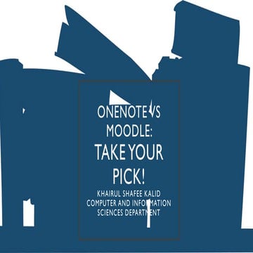 OneNote vs Moodle | PPTX