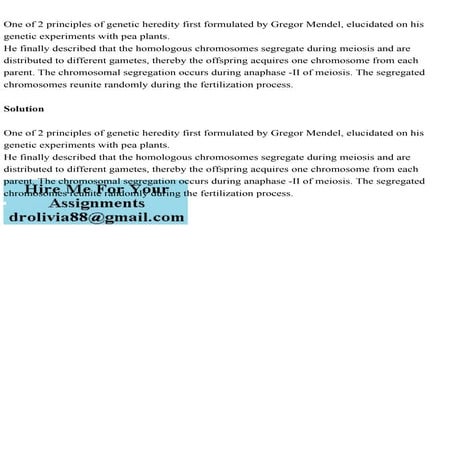 One of 2 principles of genetic heredity first formulated by Gregor M.pdf