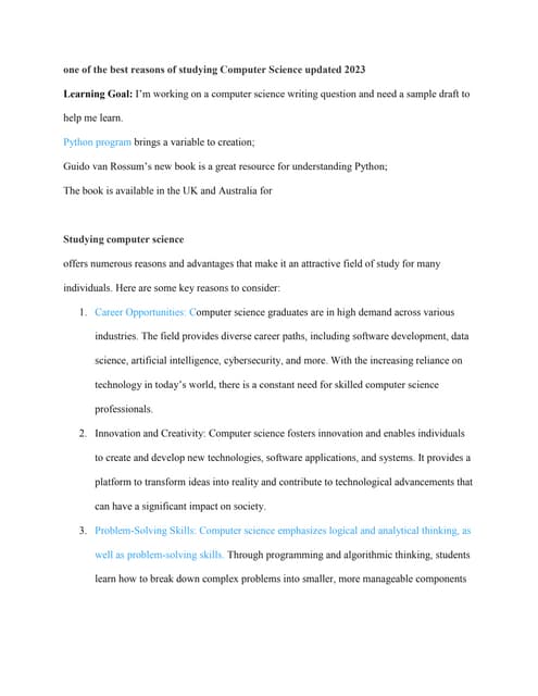 SOP or Personal Statement for University of Hertfordshire | PDF