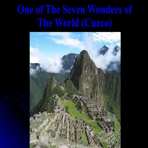One of the seven wonders of the world | PPT