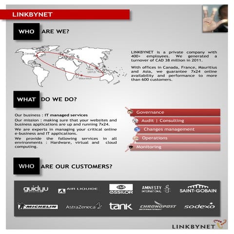One page Linkbynet presentation | PDF