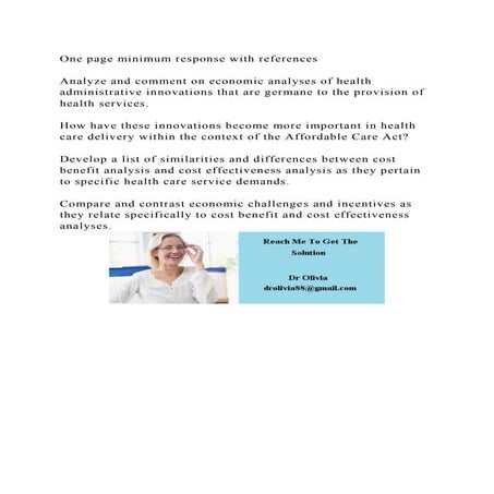 One page minimum response with referencesAnalyze and comment on .docx