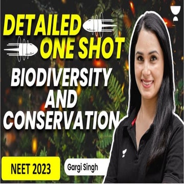 one page notes- Biodiversity 2.pdf for class 12 | PDF