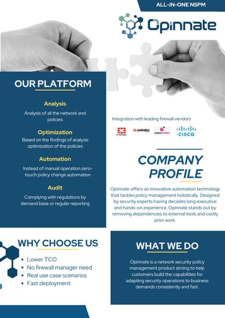 Opinnate brochure | PPT