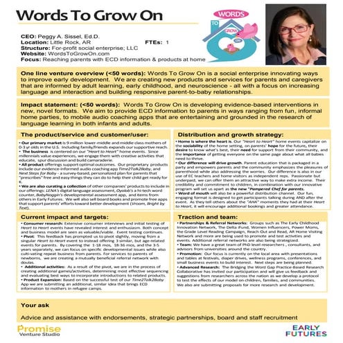 One pager 2019 | PDF